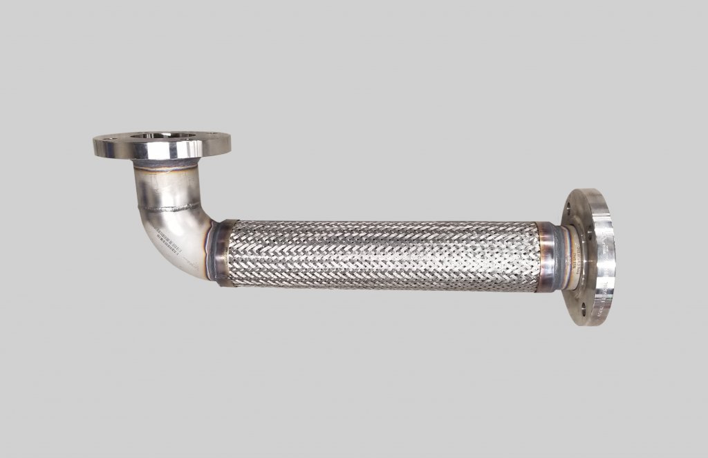 Stainless Steel Elbow Assembly - Flange x Flange - Ontario Hose ...