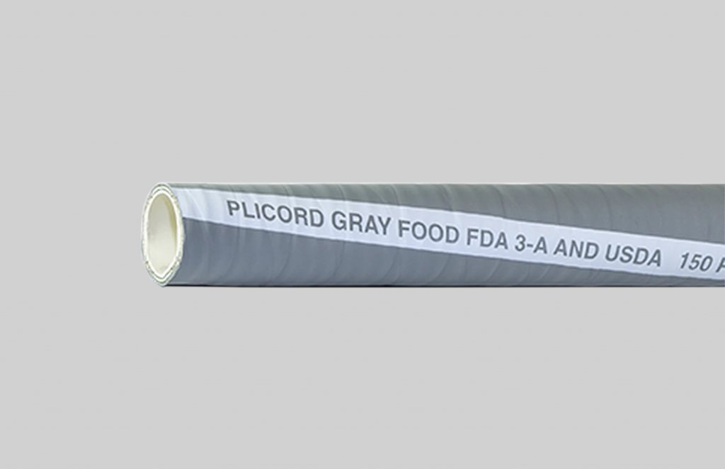 Plicord Gray Food Hose - Ontario Hose Specialties Limited.